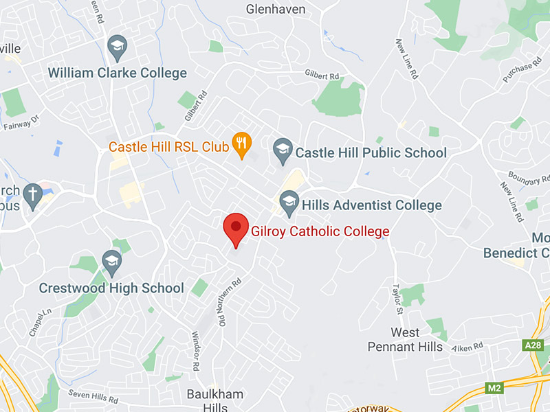 Contact Us | Gilroy Catholic College Castle Hill